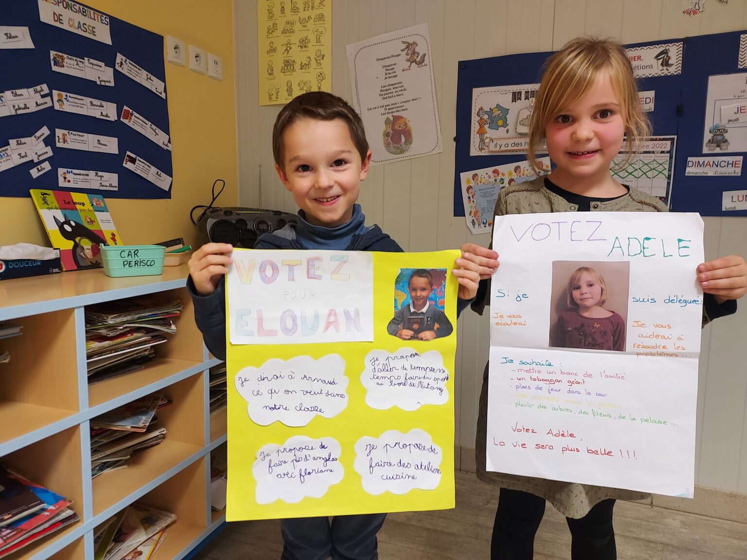 Election des délégués de classe en CP-CE1